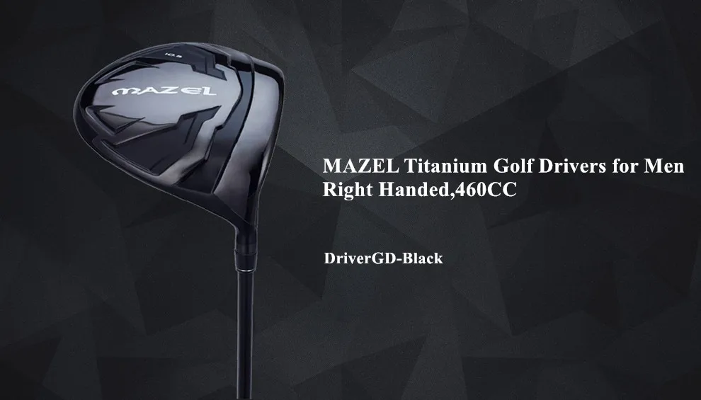 Mazel Golf Club Set 460cc Graphite Shaft,China Wholesale Custom Black ...
