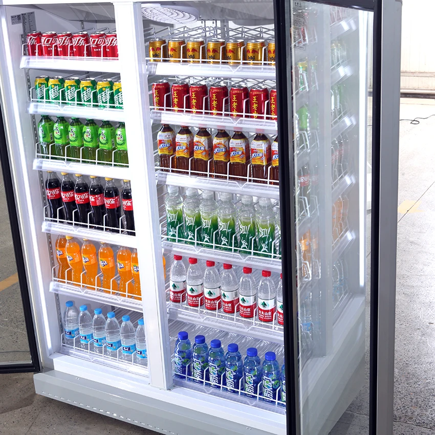 Mankes Commercial Beer Pepsi Soft Drink Display Refrigerator