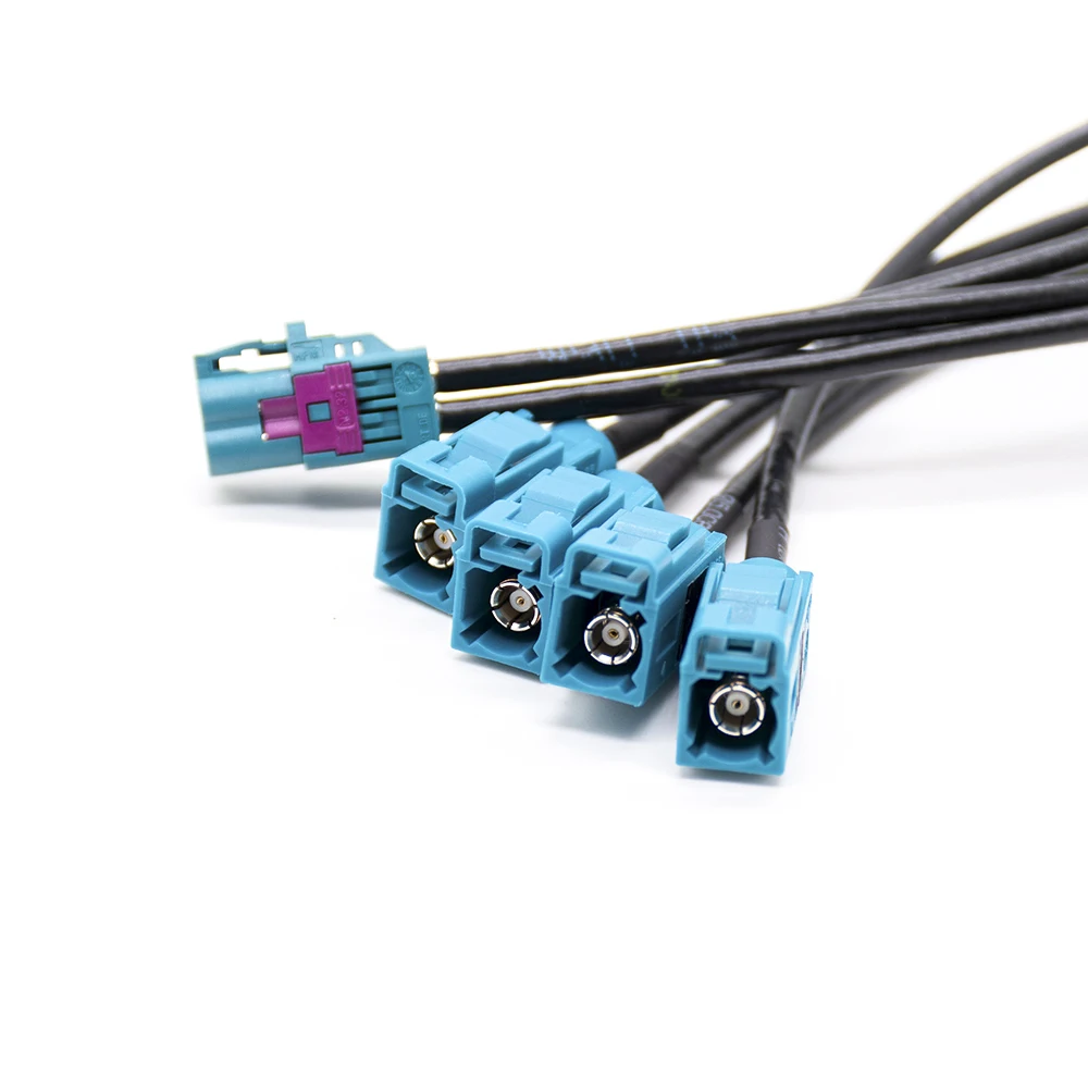 Hsd Fakra Cable - 4-in-1 Cable Assembly for ADAS & Telematics