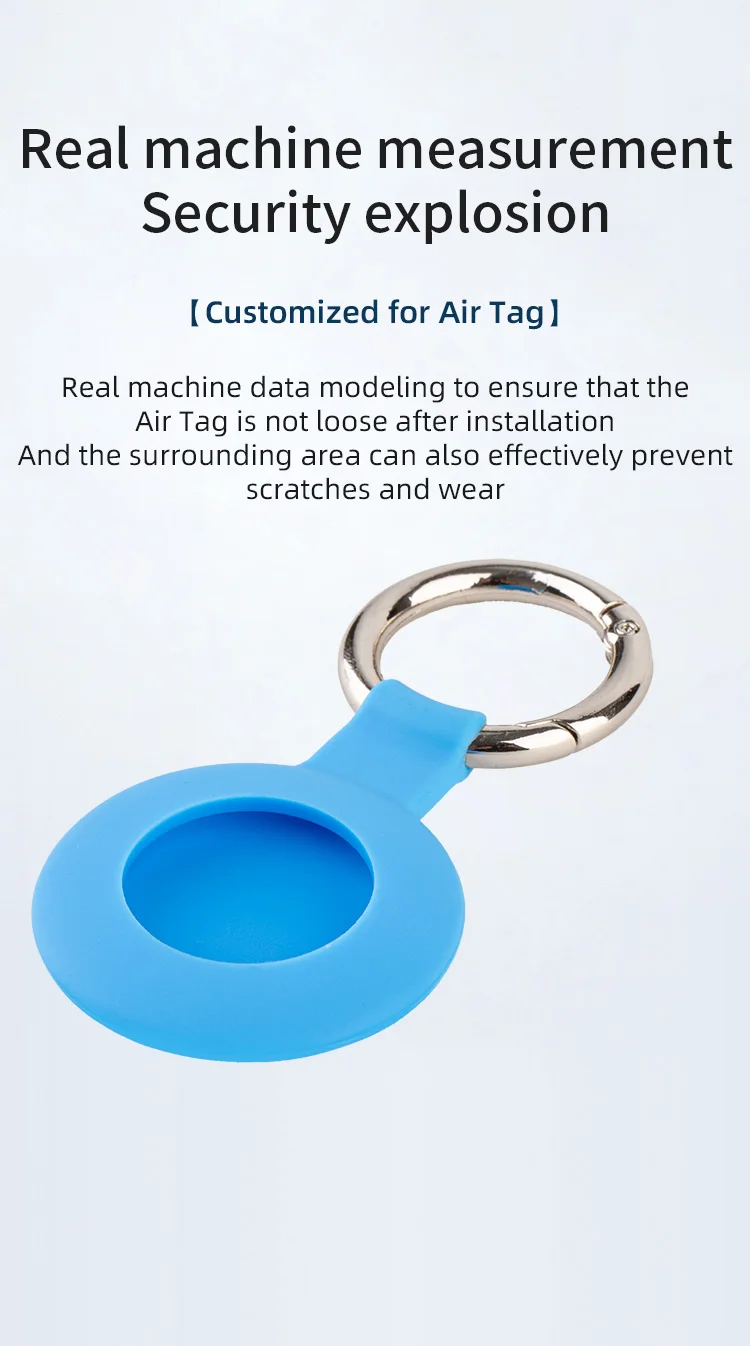 Cute Design Airtag Air Tag Cover Case Accessories Pet Genuine Leather ...