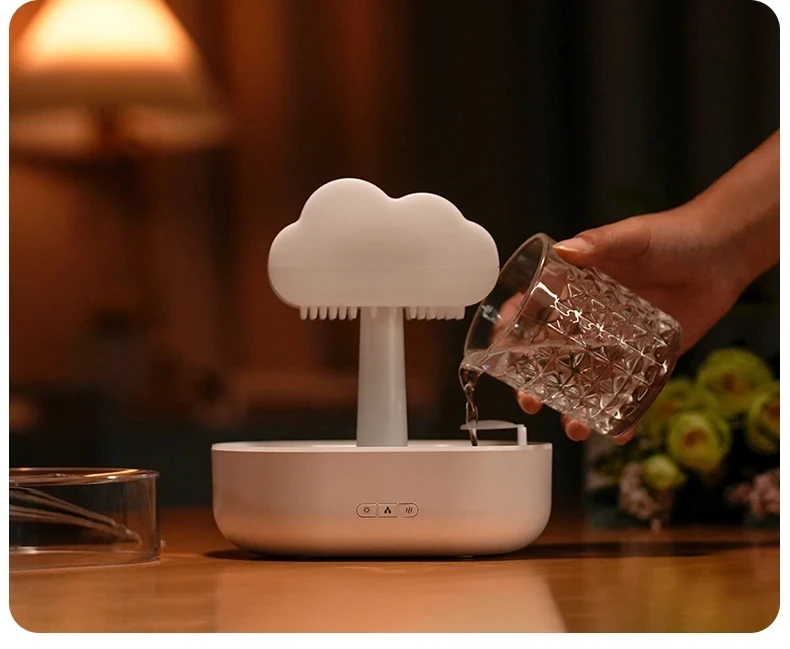 Vrising 200ml Water Drop Humidifier - Aromatherapy & Cool-mist