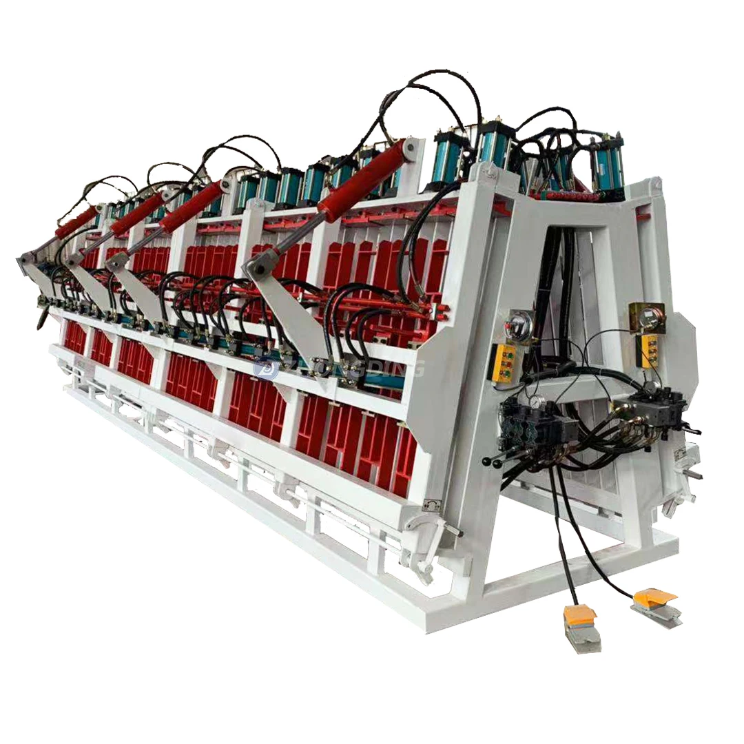 Hydraulic Woodworking glulam timber Beam Wood Board Laminated Press ...