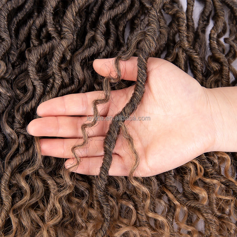 Alileader Pre Looped River Locs Synthetic Boho Bohemian Locs Crochet ...
