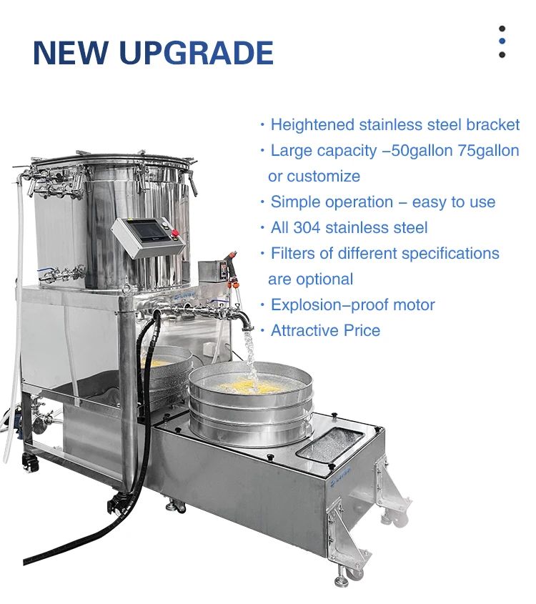 Solventless Extraction Commercial Washing Machine Separator - Buy ...