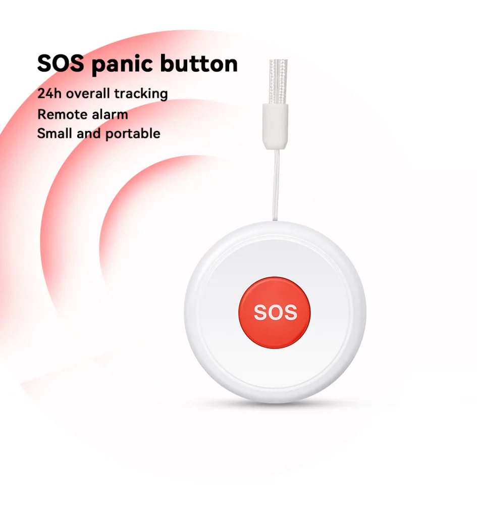 Tuya ZigBee Mini SOS Panic Button Wireless Emergency Personal Alarm for ...