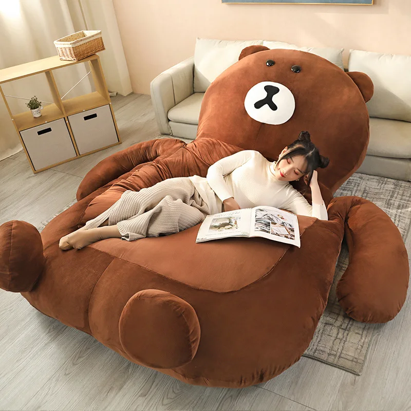 Plush Animal Bear Shape Bed - Giant Stuffed Toy for Kids