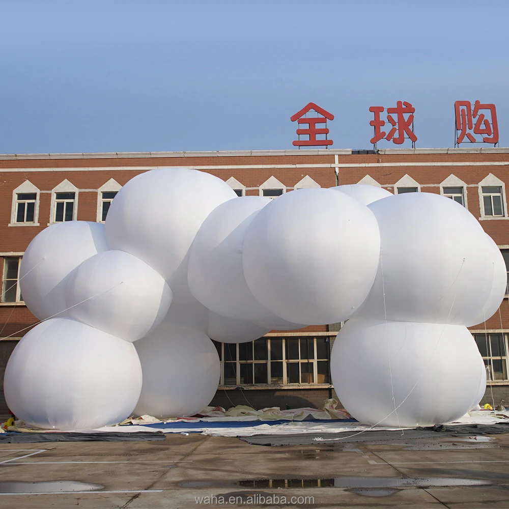 Giant Colorful Ceiling Hanging Inflatable Cloud| Alibaba.com