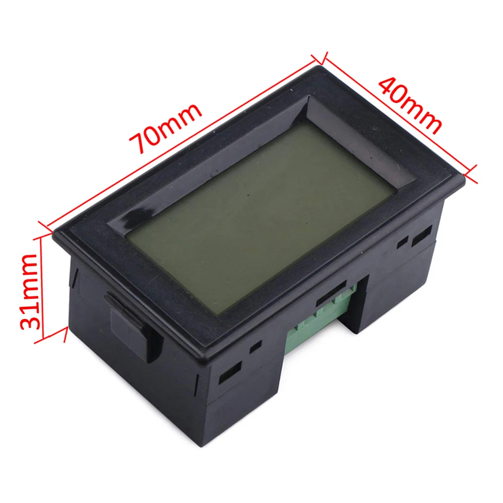 Mini Digital Ac Voltmeter Gauge Ac0-200v Volt Meter Blue Lcd Display ...