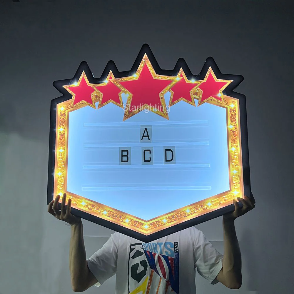 Wholesale Oem Star Interchangeable Led Letters Board Marquee Sign ...