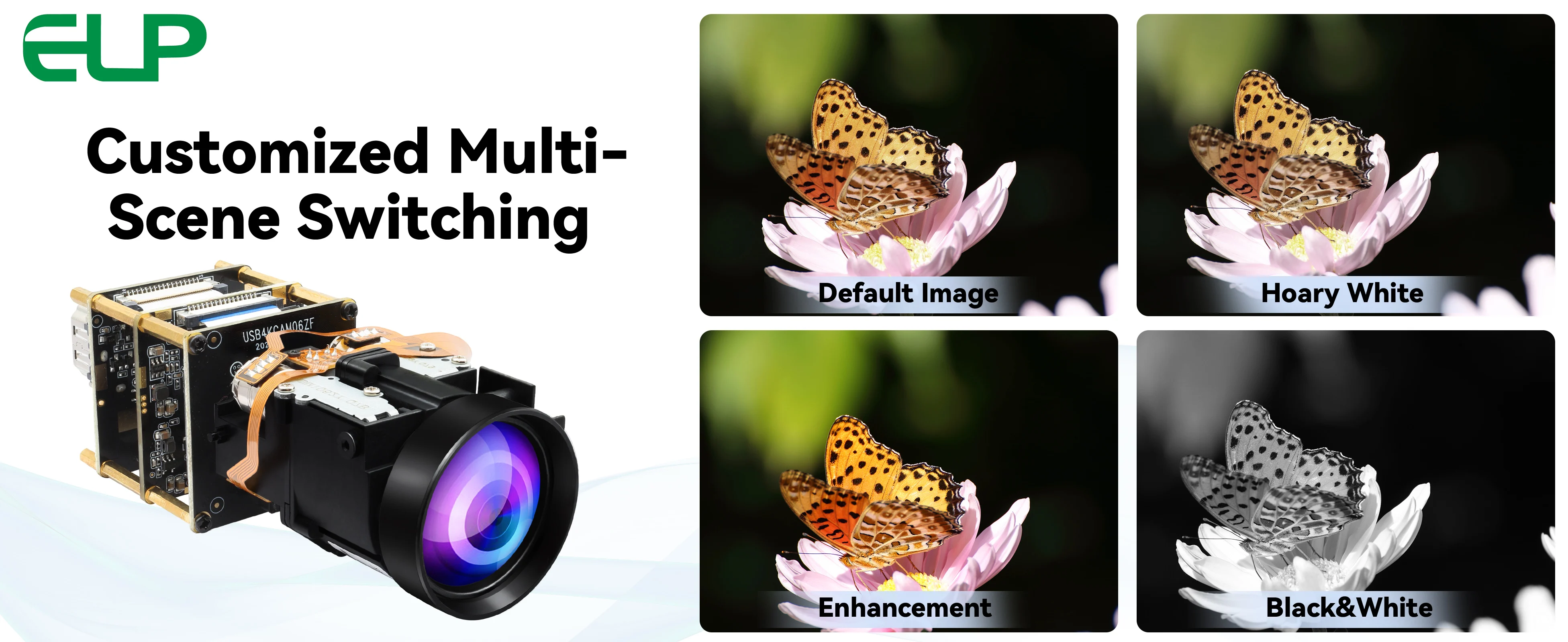 4K USB Camera Module with 12X/21X Zoom Autofocus HDMI & USB 2.0 Output
