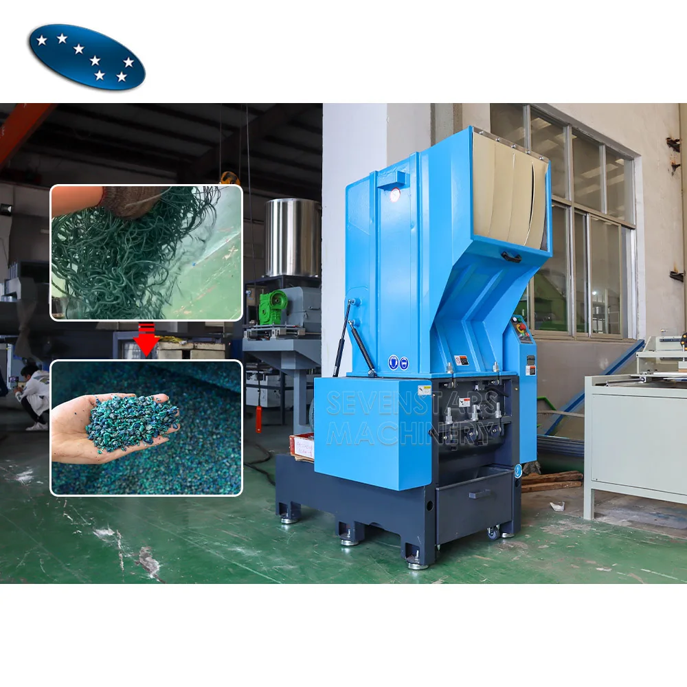 High Capacity Pe Lumps Recycle Crusher Machine Plastic Lump Crusher ...
