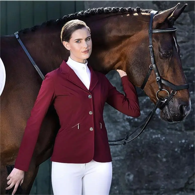 Classic Ladies Competition Show Riding Jacket For Women High Quality ...