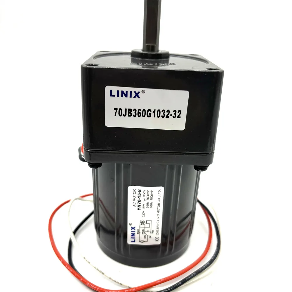 Linix Fireplace Ac Gear Geared Motor With Gearbox Reducer 70jb360g1032 ...