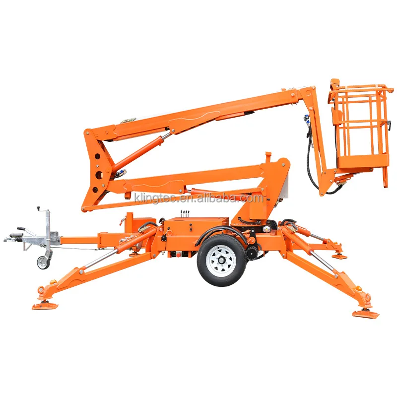 16m Towable Boom Spider Lift Arm Articulated Spider Lift Man Lift - Buy ...