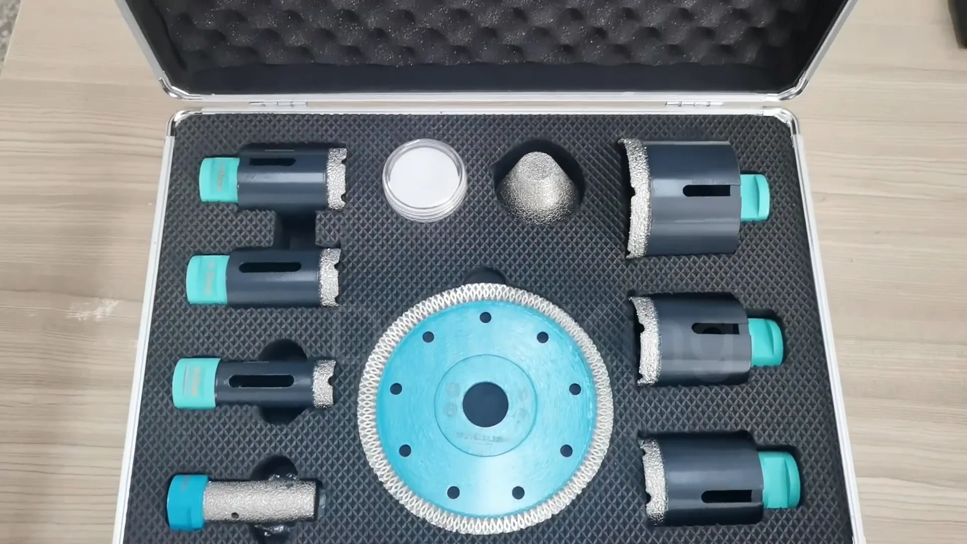 Vacuum Brazed Diamond Core Drill Bits Set Tile Hole Saw Kit For ...