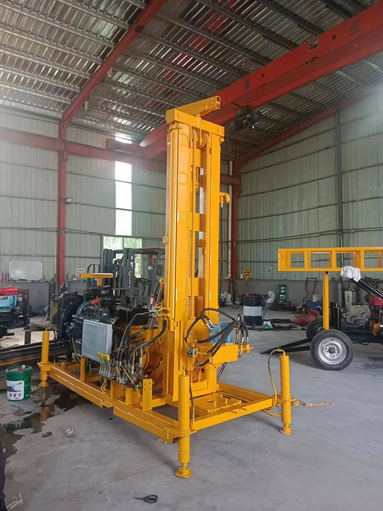 Easy To Carry Drag Type 200m Water And Gas Dual Water Well Drilling Rig ...