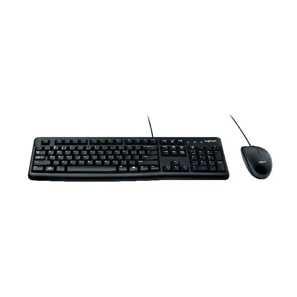 Logitech Mk120 Wired Keyboard And Mouse For Windows,Optical Wired Mouse ...