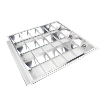 Modern Office 60x60 Louver Recessed Troffer Led Light Fixture Fitting ...