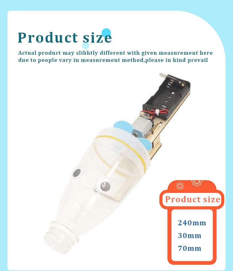 Simple Vacuum Cleaner Toy Diy Mini Science Project For Kids - Buy Diy ...