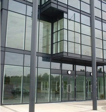 Aluminum Glass Window Wall System - Tempered Glazed Design