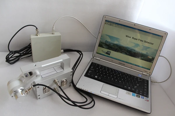 Industrial Steel Wire Rope Testing Equipment for NDT Inspection