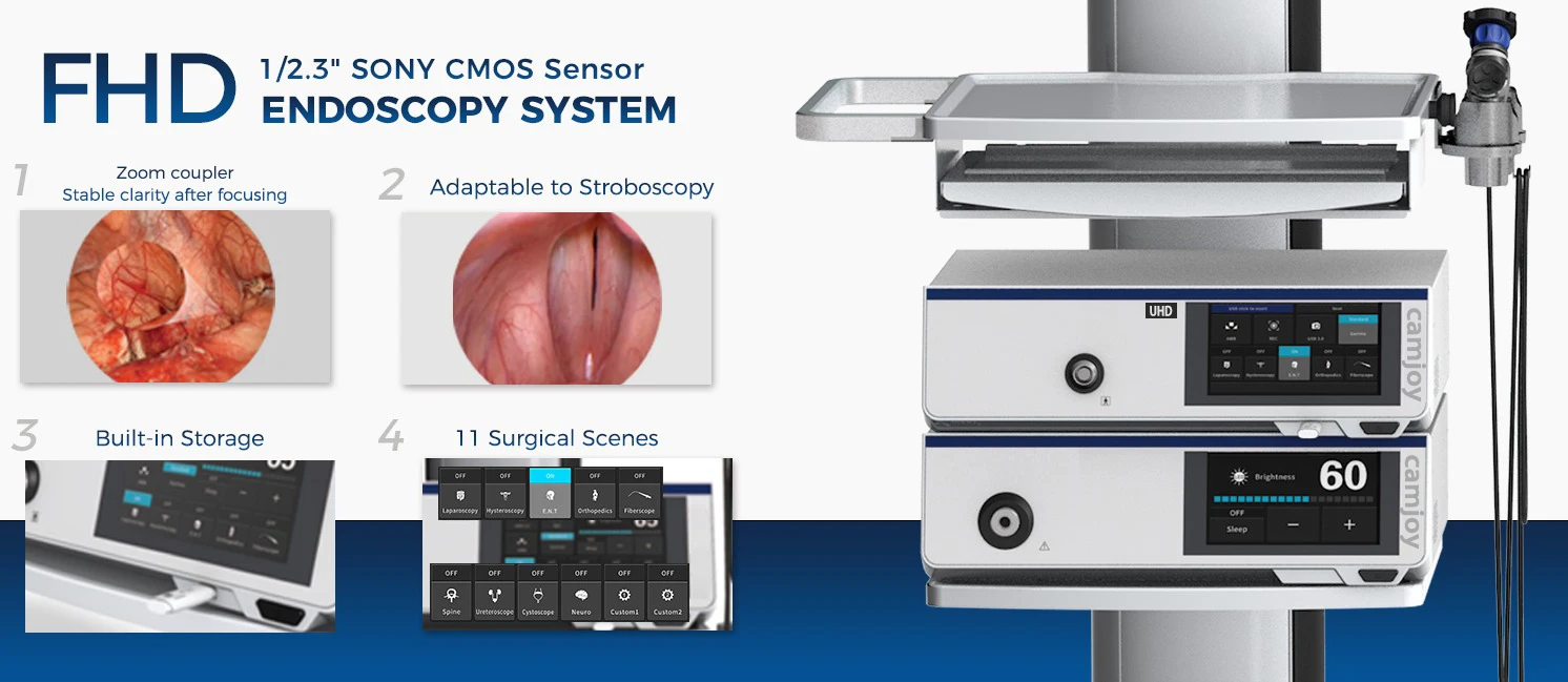 Camjoy 4K Laparoscope Endoscope Camera System for Surgery