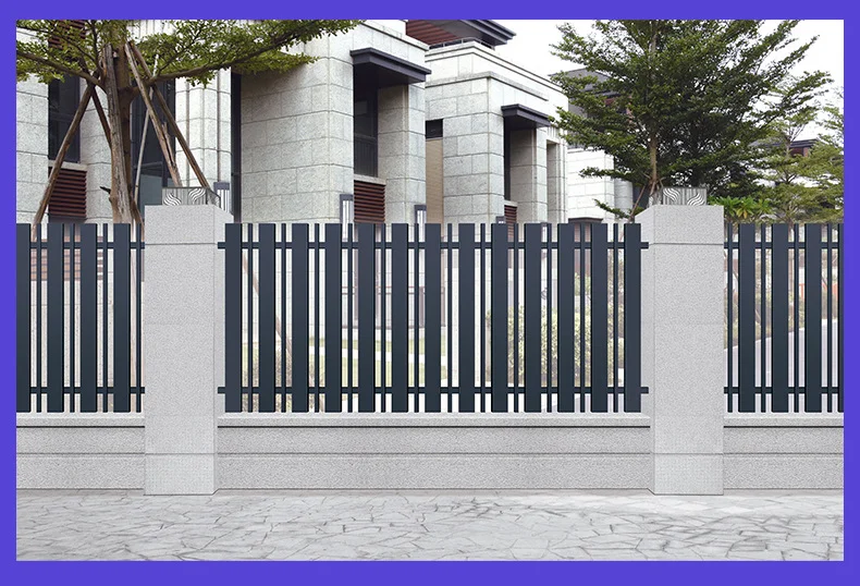 Zinc Steel Frame Metal Fence Panel Made in China for Villa Garden ...
