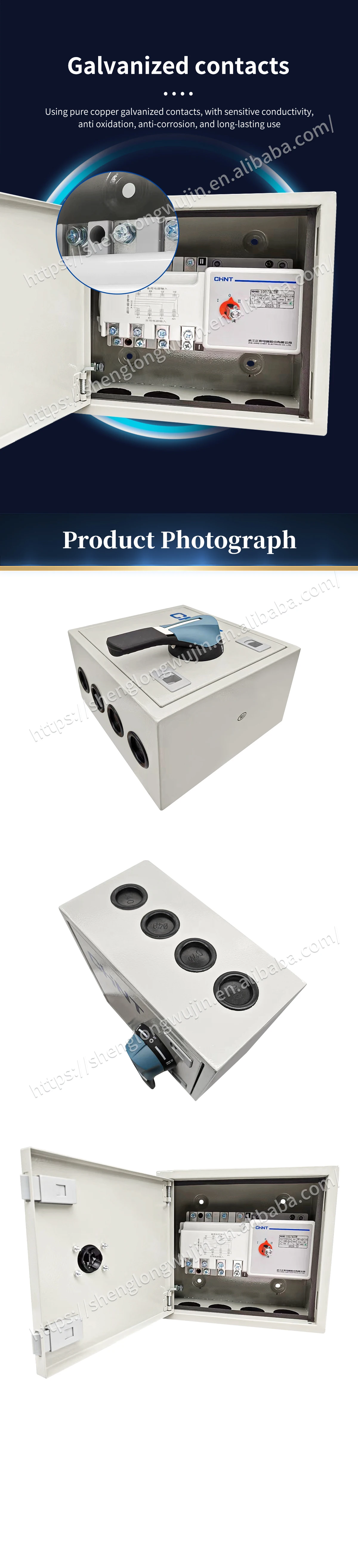 Chint NH40 4 Pole Manual Transfer Switch 100A, 200A, 400A - Reliable ...