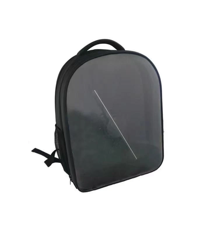 3D Hologram Projector Fan Advertising Zipper Backpack With LED Display ...