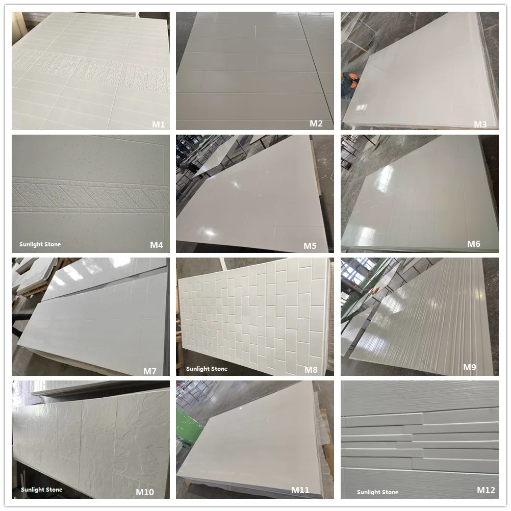 TS 3x6 Subway 3mm SMC White Shower Surround Wall Panels