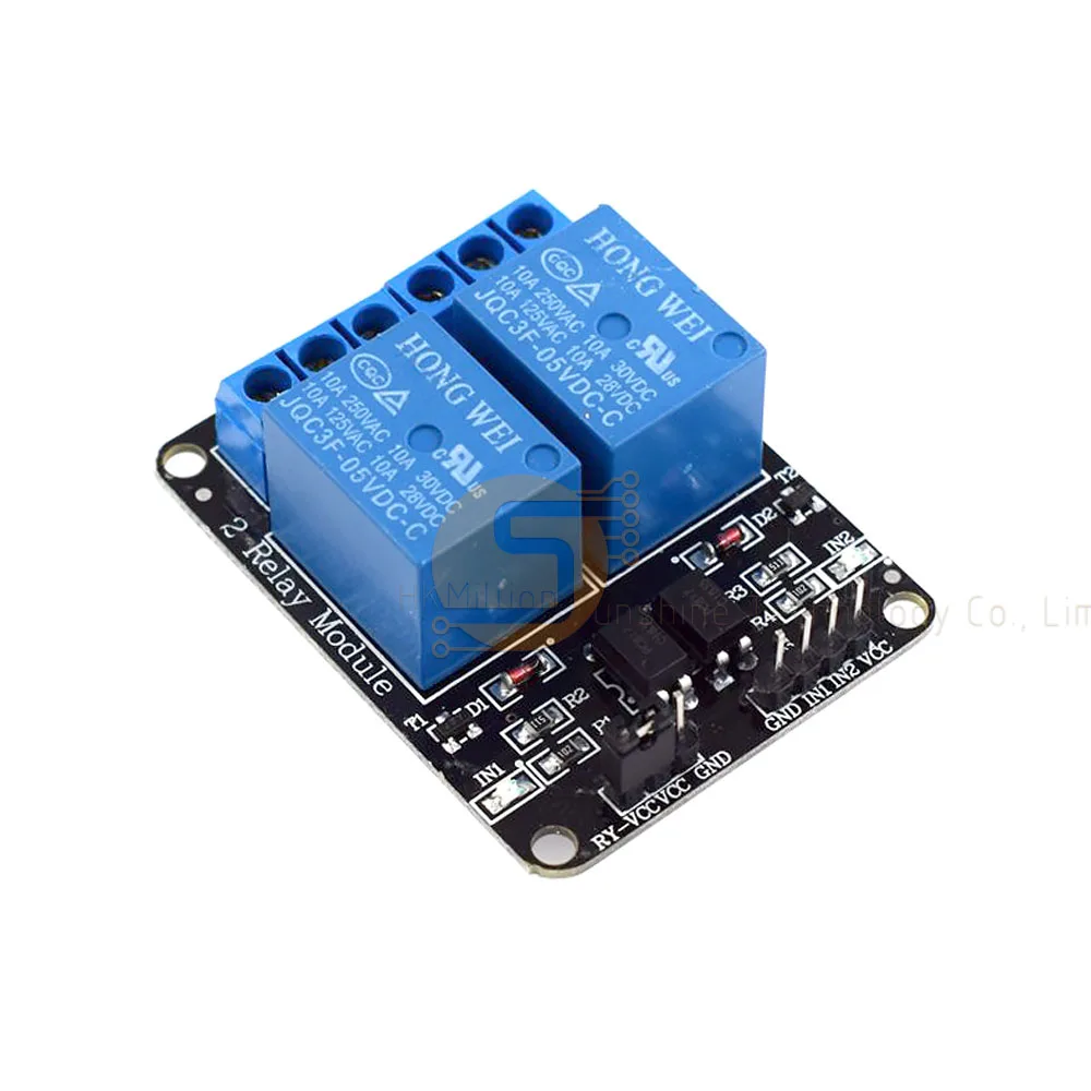 2-channel Relay Module 12V with Optocoupler Isolation Relay Control ...