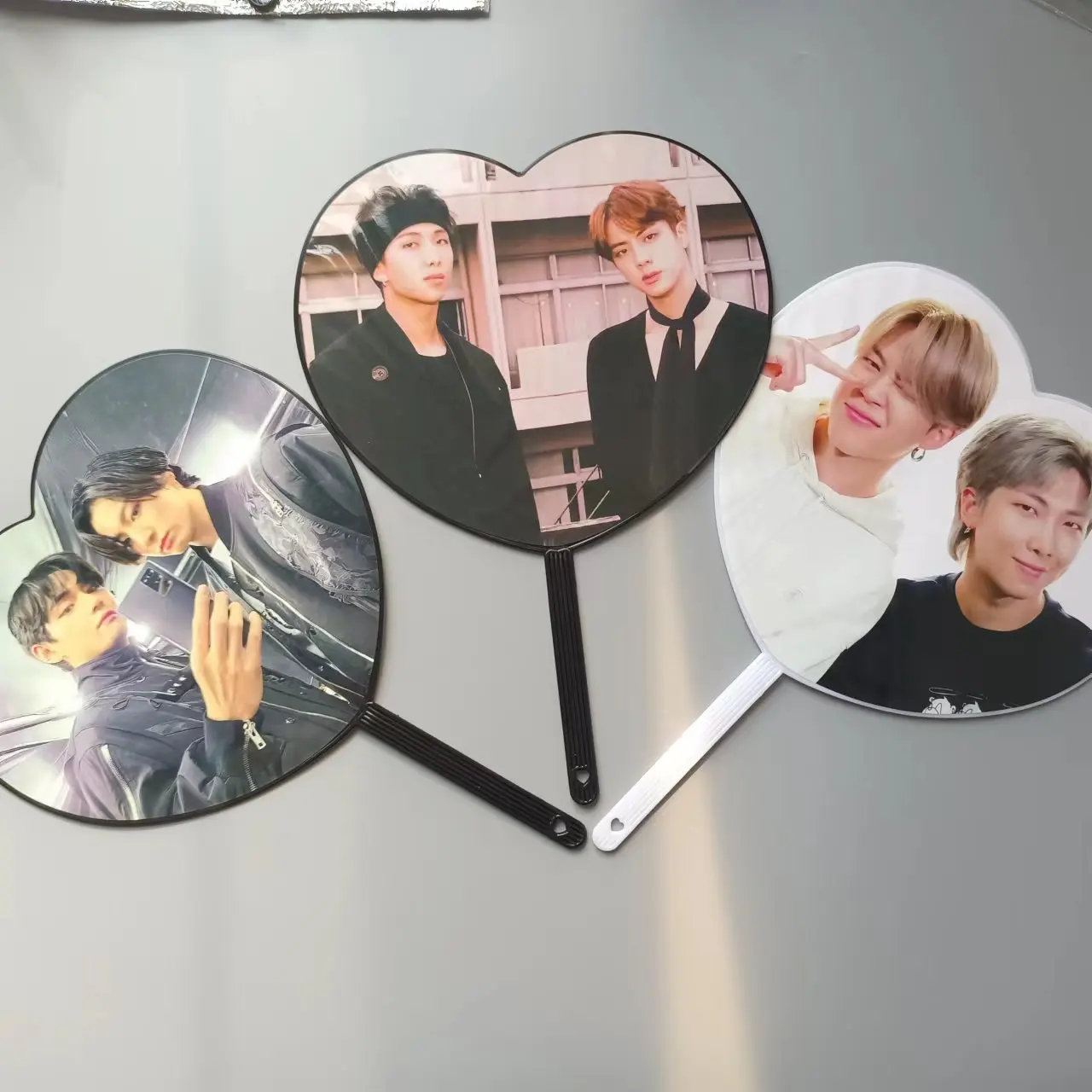 Custom New Plastic Transparent Kpop Mini Fans - Cute Hand Fans