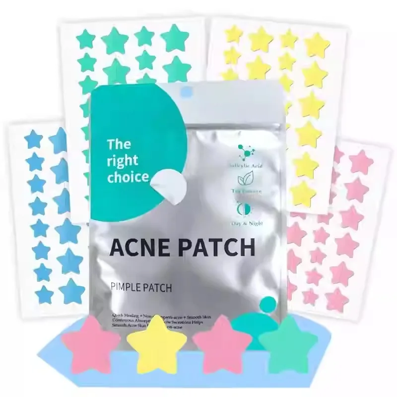 Organic Star Pimple Spot Patches - Custom Shaped Acne Treatments