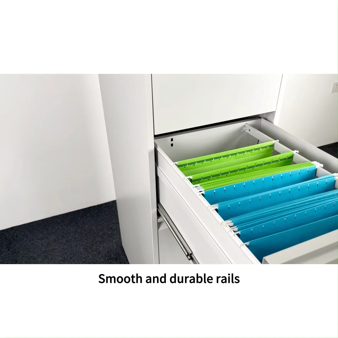 Office Gooseneck 4 Card Box Drawer Filing Cabinet Lateral Office ...