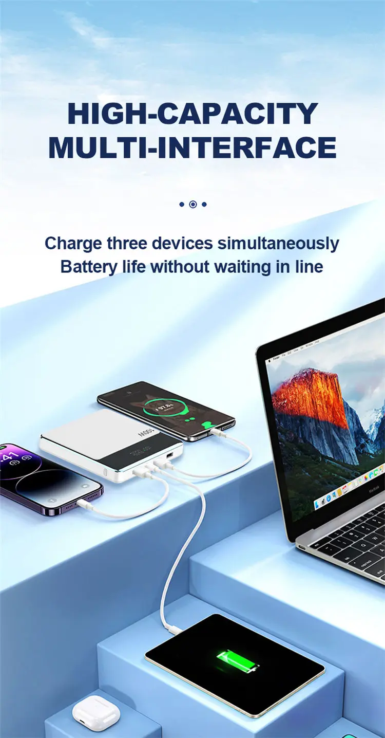 Power Banks 20000mah Fast Charging High Capacity Portable Laptop ...
