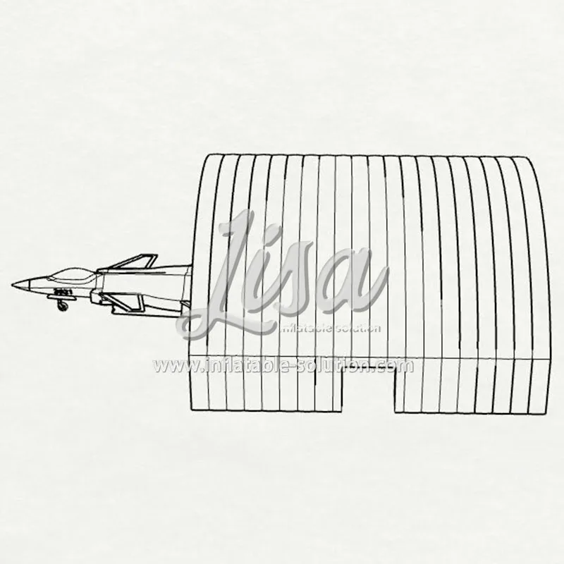 New Huge Air Dome Inflatable Hangar Tent Inflatable Channel Tent for ...