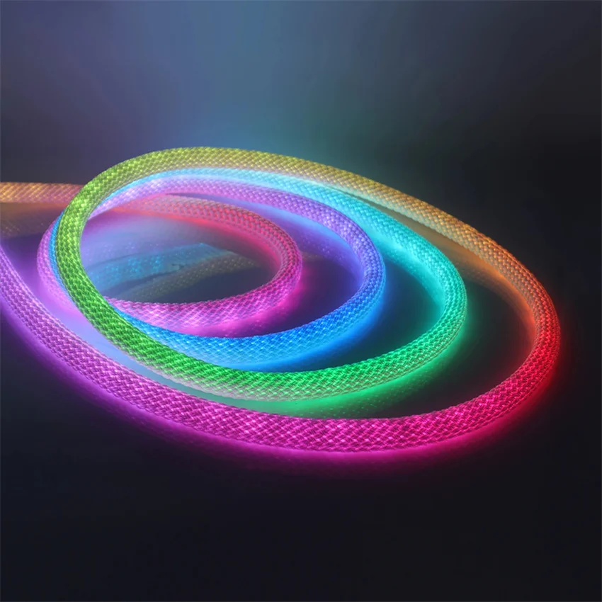 360 Degree Led Rope Strip Silicon Tube Waterproof Ip65 Round Led Neon ...