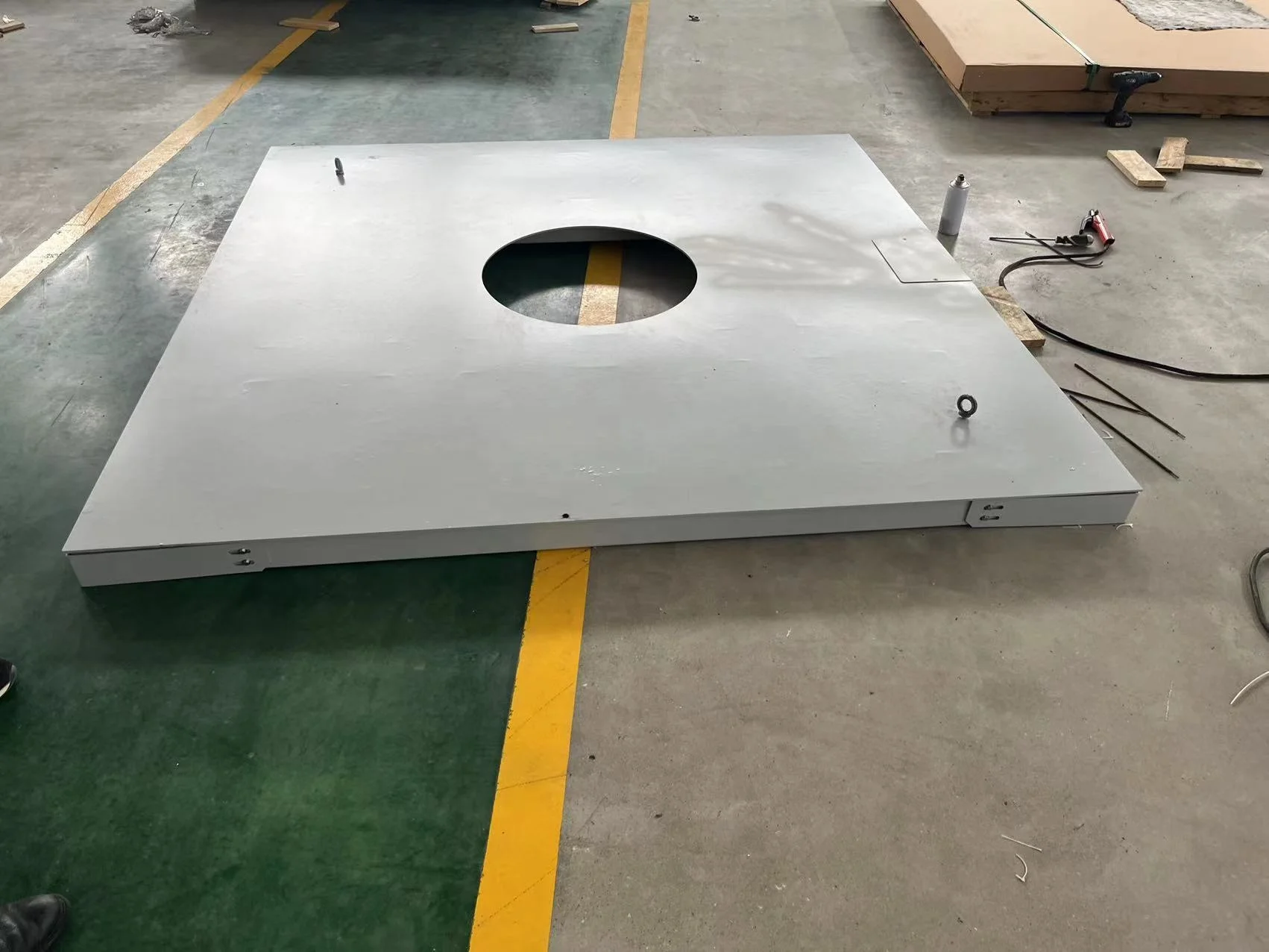 1.5m 2t Pig Scale 3t Sheep Cow Electronic Floor Weighing Scale For ...