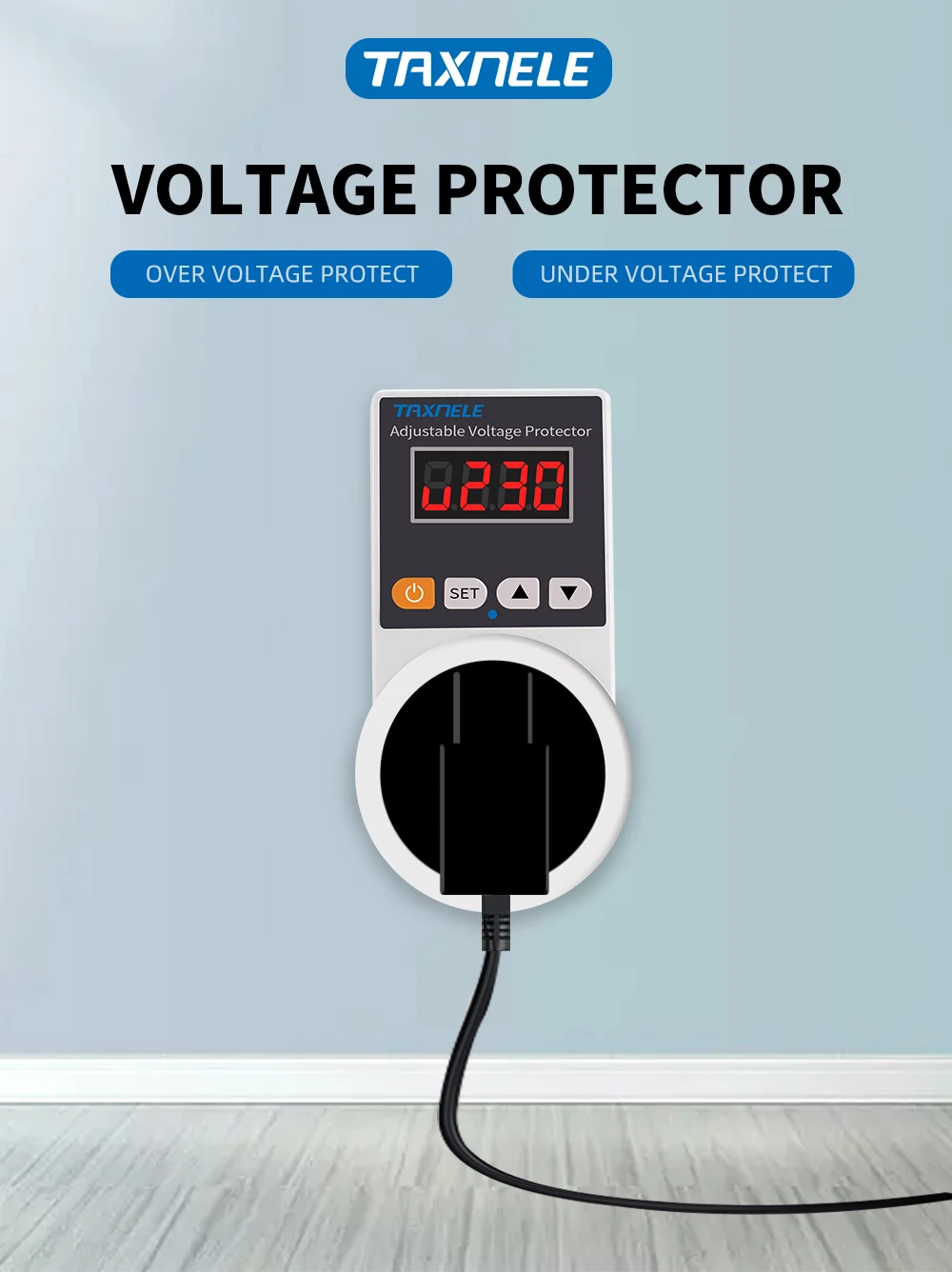 Automatic Socket Voltage Protector AC 220V - Safe & Adjustable