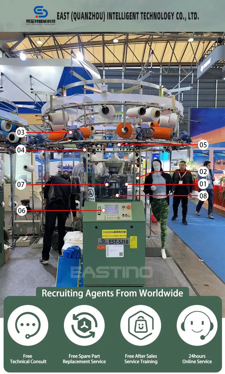 Santoni Knitting Machine for Seamless Underwear Production