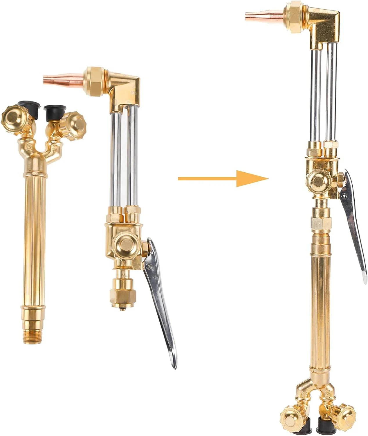 Oxygen Acetylene Cutting Torch Kit Gas Welder Set Welding And Cutting ...