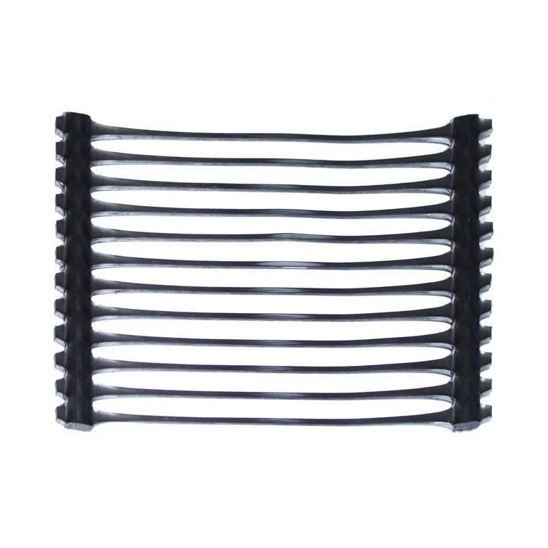 Pp Grille Mesh Uniaxial Plastic Geogrid/ Pe One-way Geogrid For ...