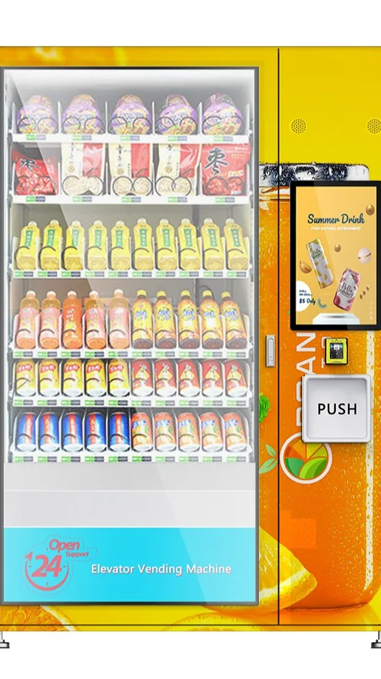 Isurpass Automatic Elevator Vending Machine For Fresh Food And ...