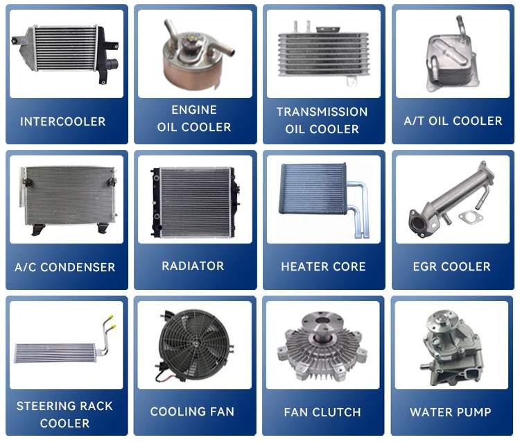 Car Turbocharger Intercooler for Nissan Navara Frontier