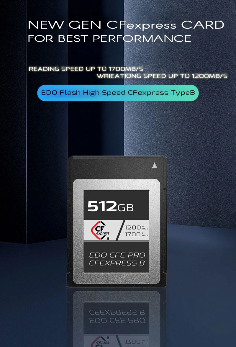 Factory CF Express Type B Storage Card 256GB 2TB Video Cameras 8k ...