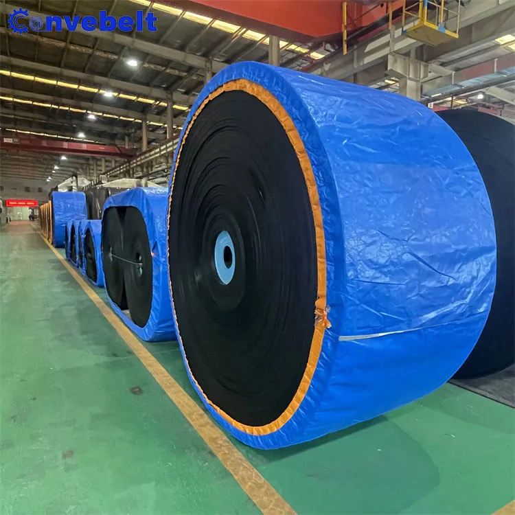 Conveyor Belt For Cement Industry Plant 800 Mm Cinta Transportadora De ...