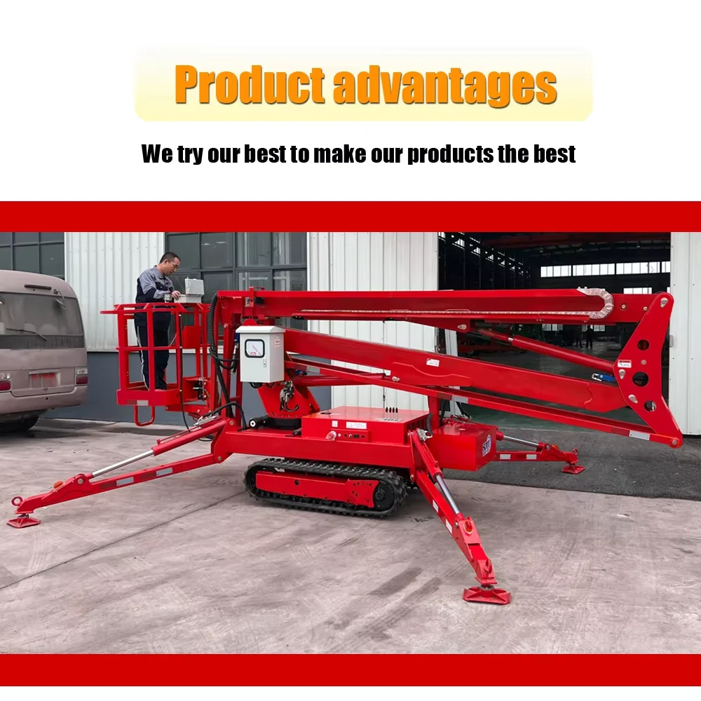 Off Road Tracked Crawler Cherry Picker - High Capacity Lift
