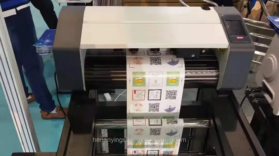 Automatic Feed Paper Roll To Roll Label Cutter Die Cutting Machine ...