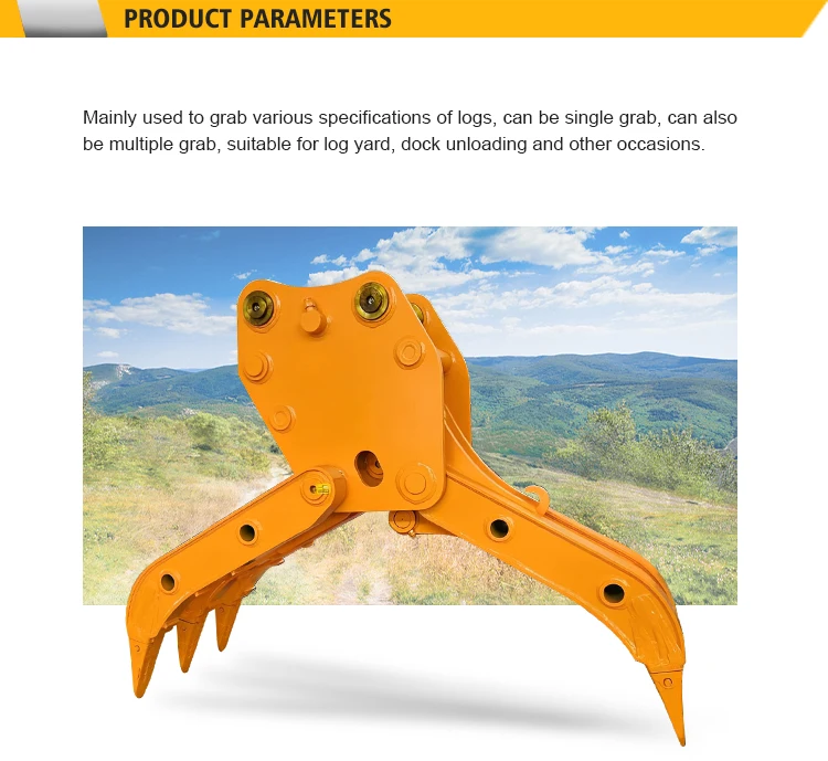 Mini Excavator Grapple Excavator Log Grapple Hydraulic Grapple - Buy ...