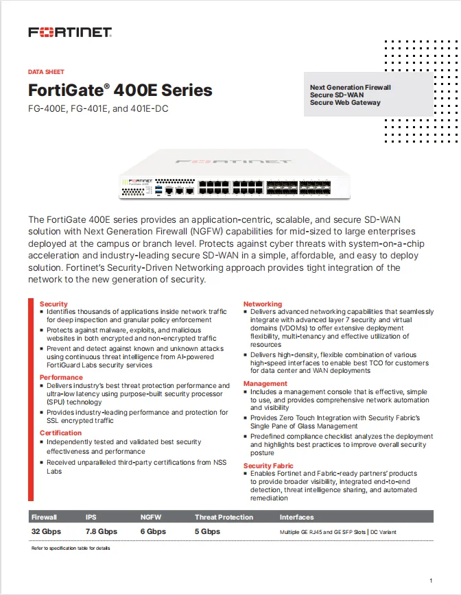 Fortinet Firewalls - Secure Your Network with Confidence